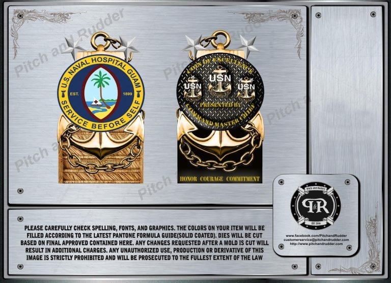Guam CMC Custom Challenge Coin | Pitch and Rudder