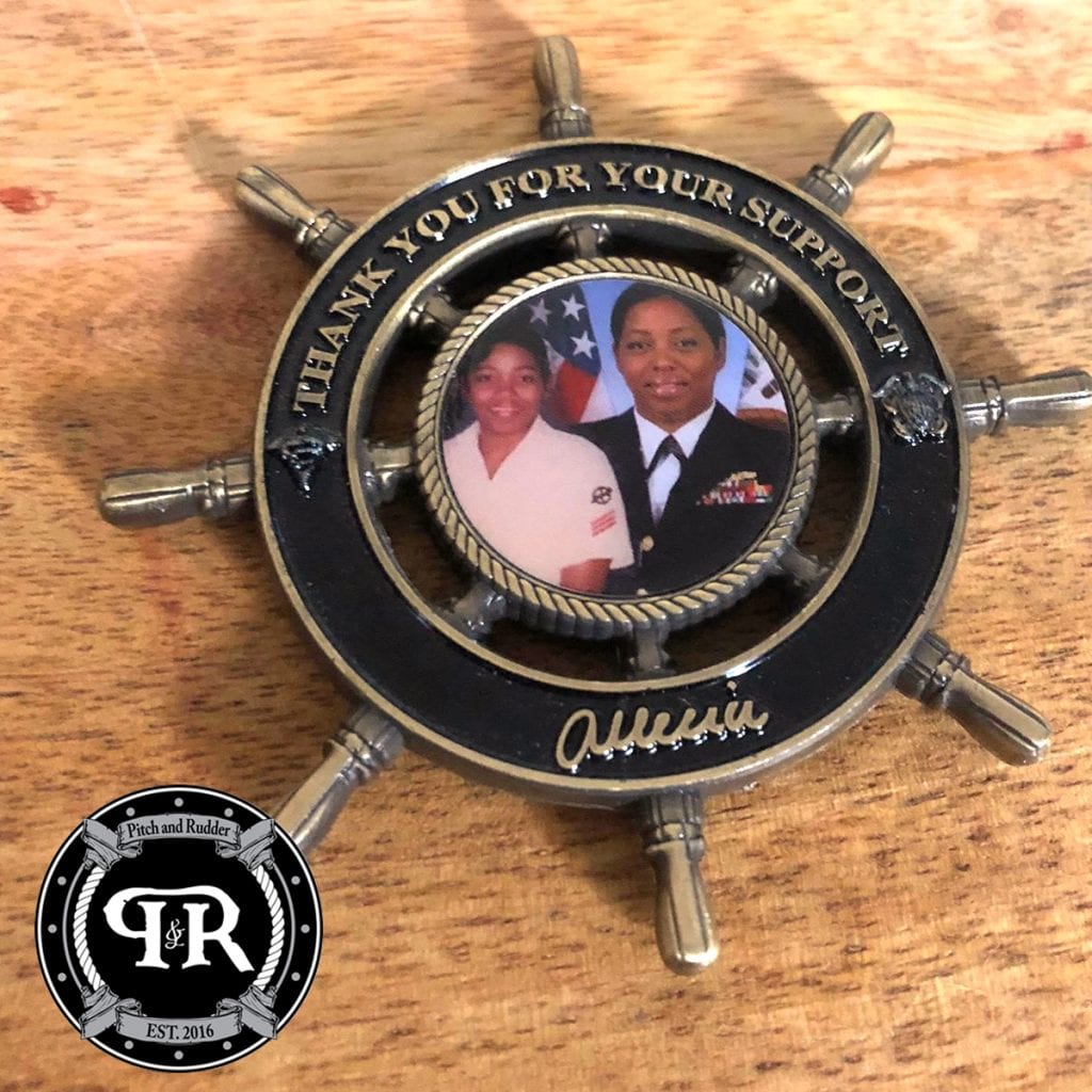 Officer Retirement coin | Pitch and Rudder