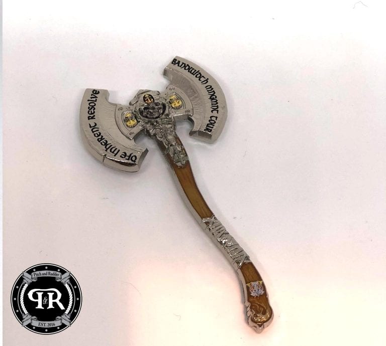 Custom Chiefs Mess Challenge Coin | HSC-11 Dragon Slayers | Pitch and ...