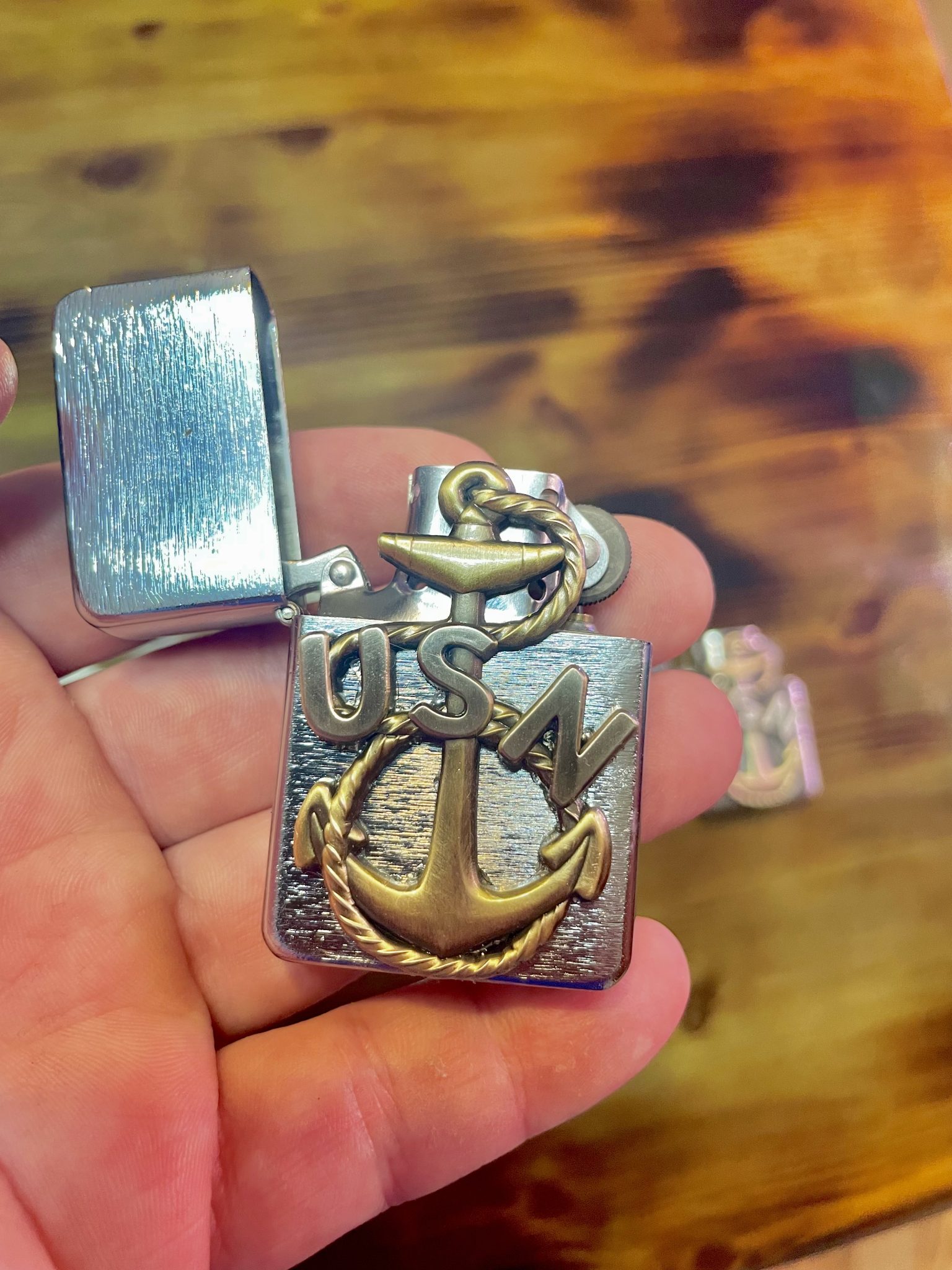 Navy Lighter Chief Heritage Anchor | Pitch and Rudder