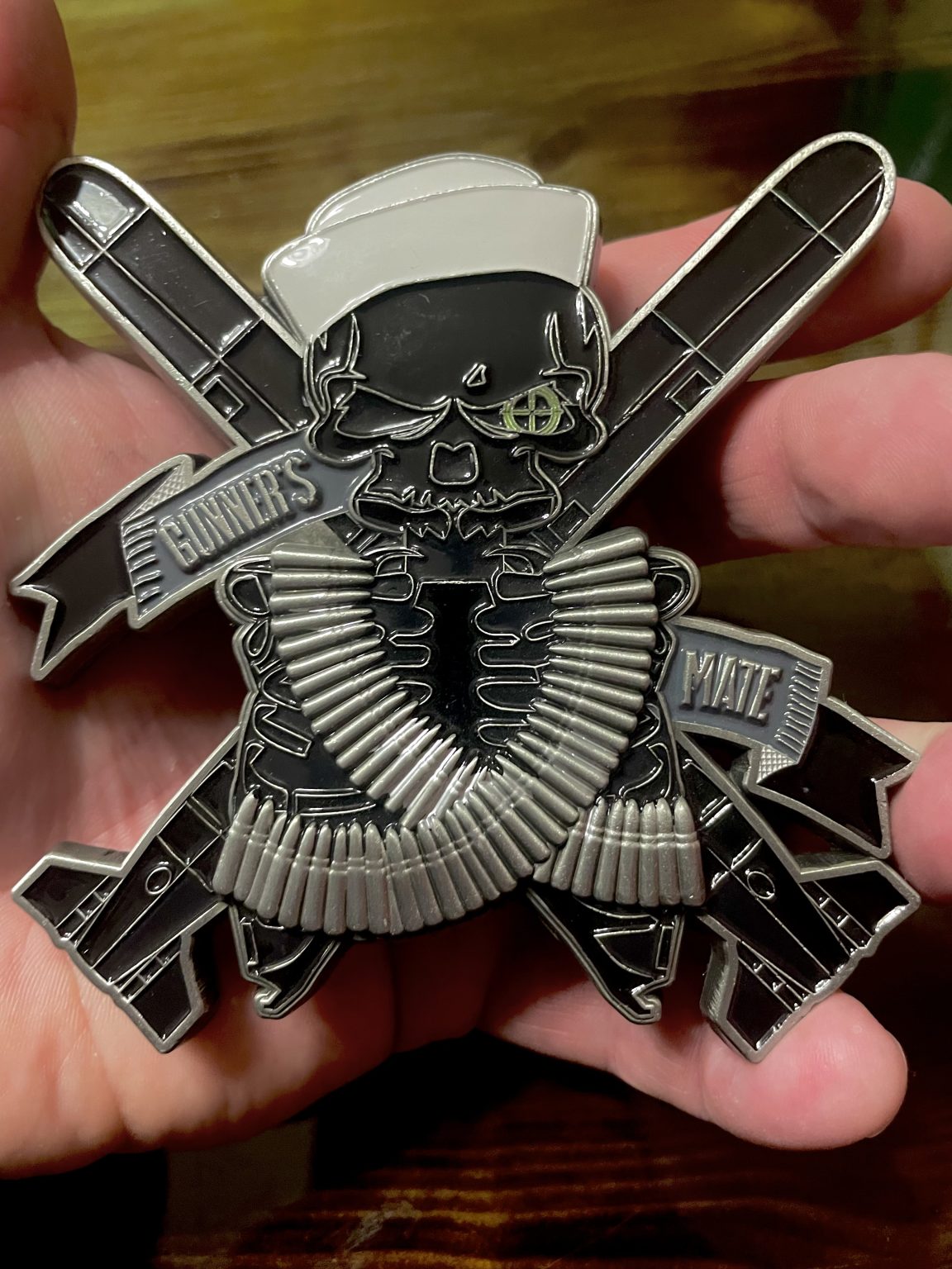 Challenge Coin - Gunner's Mate | Pitch and Rudder